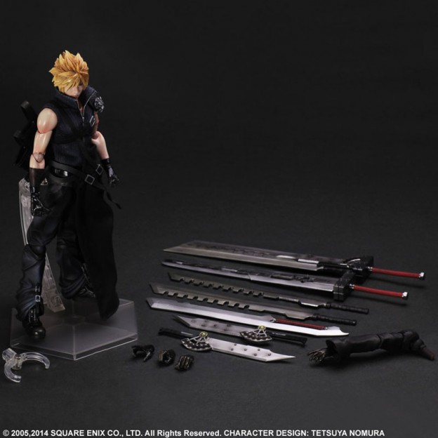 Cloud Strife Slices into Action Figures with His Colossal Fusion Swords ...